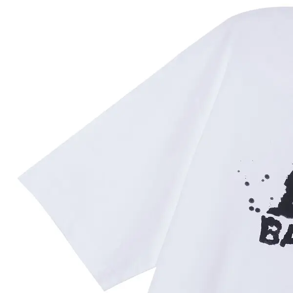 Balenciaga Hand-drawn Bb Icon T-shirt Medium Fit 'white Black