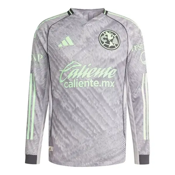 Adidas Club America 25/26 Third Authentic Long Sleeve Jersey - Grey Two