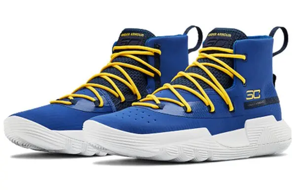 Under Armour Curry 3zer0 2 High Top Sneakers - Blue