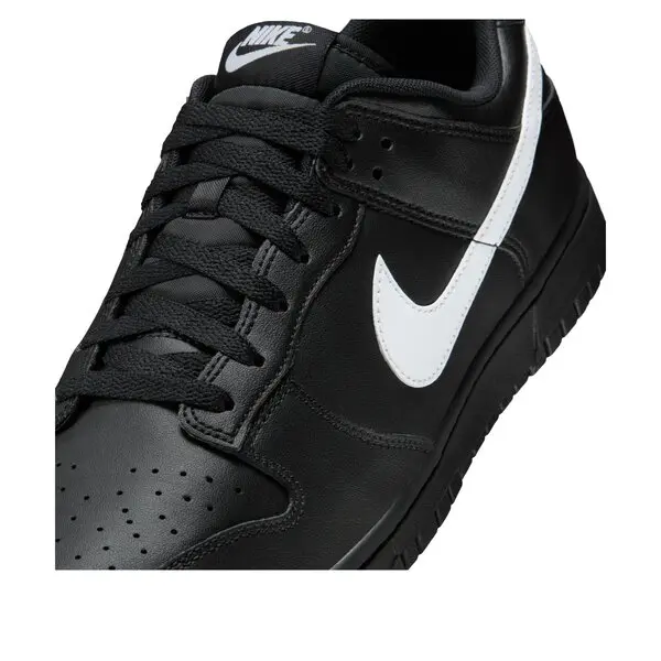 Nike Dunk Low "black White Swoosh" Sneakers