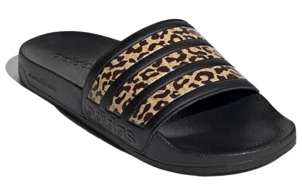 Adidas Hirocoledge X Adilette Shower Slide "takahashi Hiroko Leopard