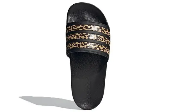 Adidas Hirocoledge X Adilette Shower Slide "takahashi Hiroko Leopard