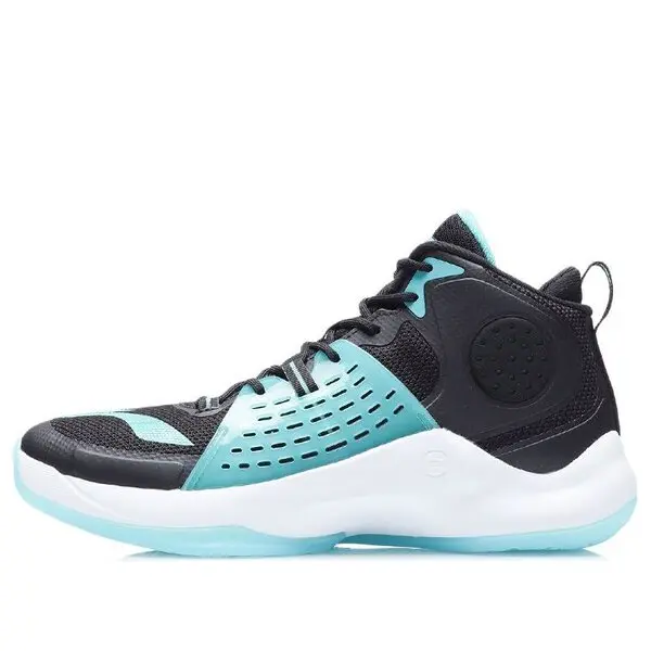 LI-NING High-top Athletic Sneakers - Black/blue