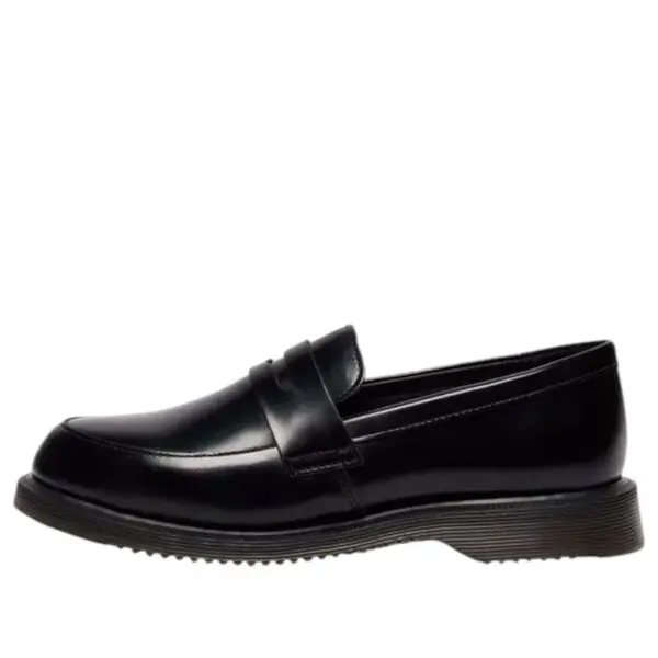Dr. Martens Temara Polished Smooth Leather Loafers - Black