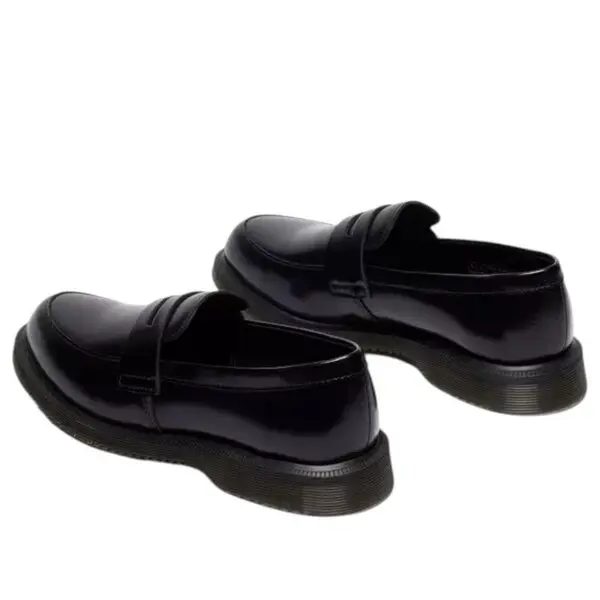 Dr. Martens Temara Polished Smooth Leather Loafers - Black