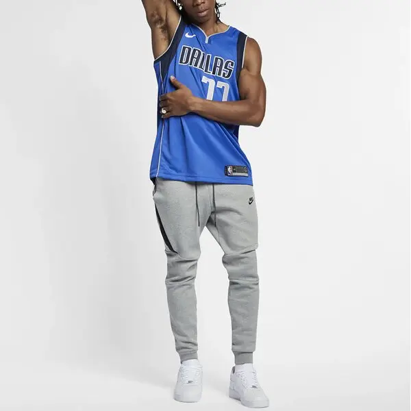 Nike Nba Dallas Mavericks Luka Doncic #77 Basketball Jersey - Blue