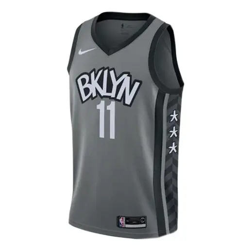 Nike Brooklyn Nets Kyrie Irving 11 Fan Edition Jersey - Grey