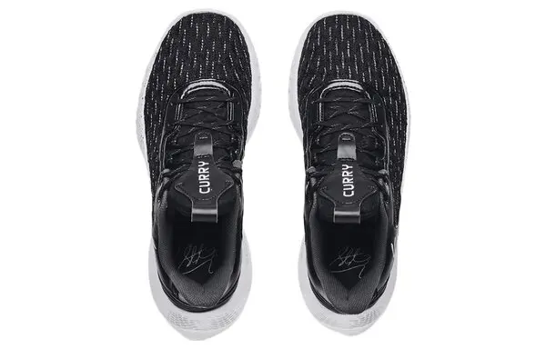 Under Armour Curry Flow Team Low Top Sneakers - Black/white
