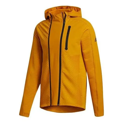 Adidas Training Casual Sports Jacket Gold Yellow - Goldyellow