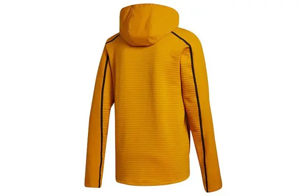 Adidas Training Casual Sports Jacket Gold Yellow