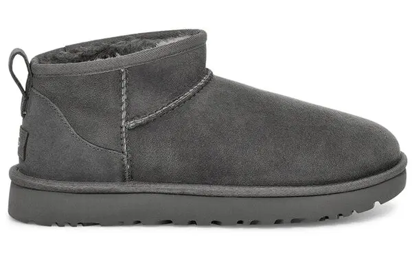 UGG Classic Ultra Mini Ankle Boots - Grey