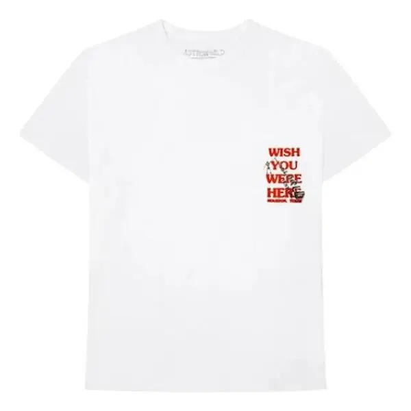 TRAVIS SCOTT Wish You Were Here Festival Tee - White