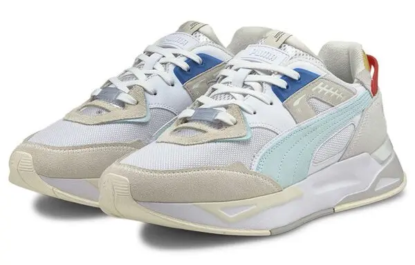PUMA Mirage Low Top Sneakers - White/gray/blue