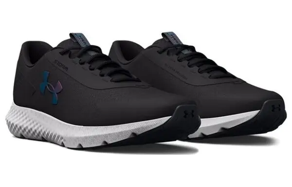 Under Armour Charged Rogue 3 Storm Athletic Shoes - Black/blue/white