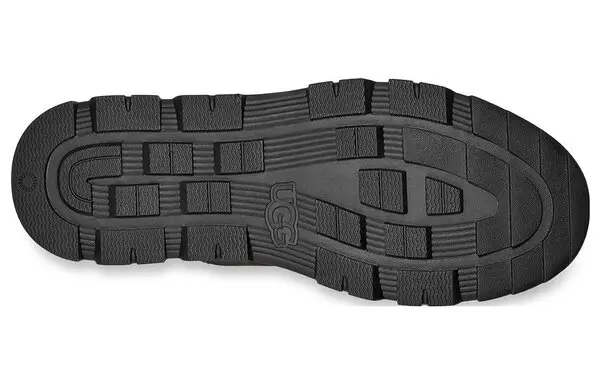 UGG Lug Sole Lace-up Boots - Black