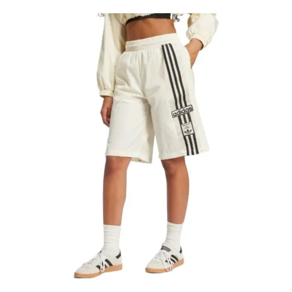 Adidas Adibreak Woven Two-in-one Track Pants - White/black