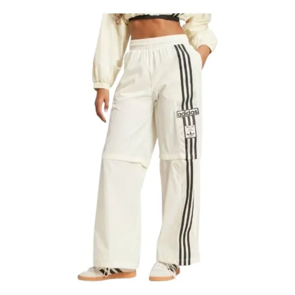 Adidas Adibreak Woven Two-in-one Track Pants - White/black
