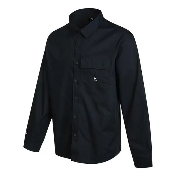 CONVERSE Woven Long Sleeve Button Down Shirt Asia Sizing