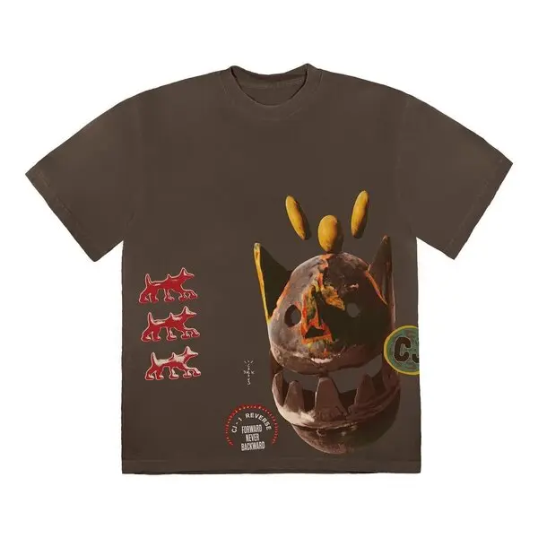 TRAVIS SCOTT Never Backward T-shirt - Brown
