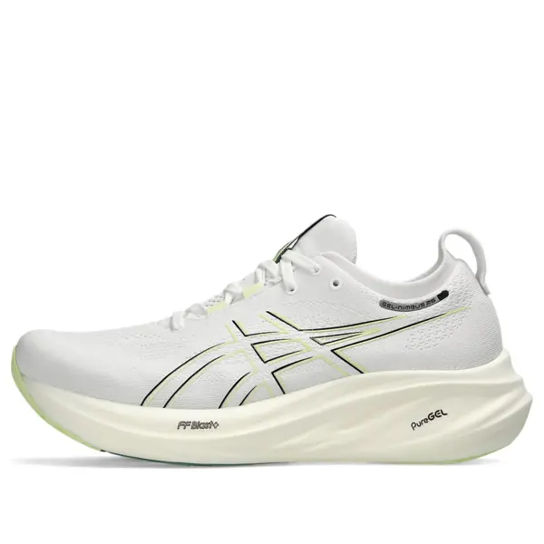 Asics Gel-nimbus 26 Extra Wide Athletic Sneakers - White/birch