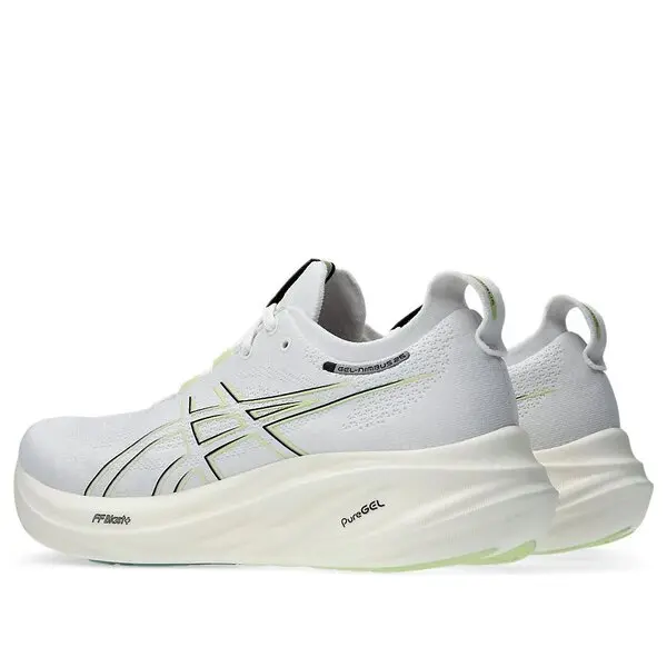 Asics Gel-nimbus 26 Extra Wide Athletic Sneakers - White/birch