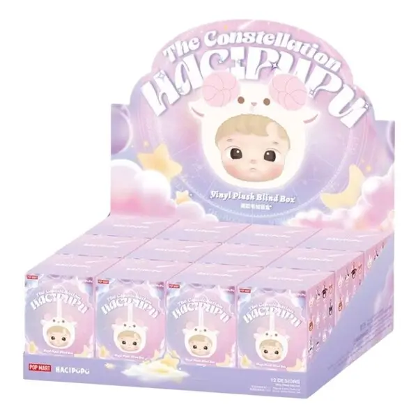 POP MART Hacipupu The Constellation Vinyl Plush Pendant Sealed Case - Multi-color