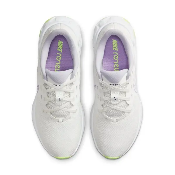 Nike Renew Ride 2 Athletic Sneakers - White/purple/green