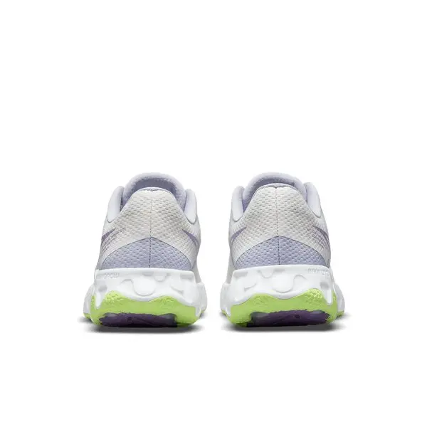 Nike Renew Ride 2 Athletic Sneakers - White/purple/green
