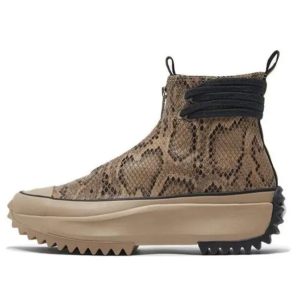 CONVERSE Run Star Hike Snakeskin High Top Sneakers - Brown