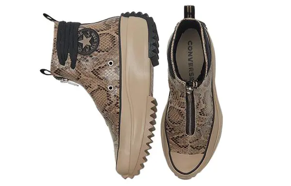 CONVERSE Run Star Hike Snakeskin High Top Sneakers