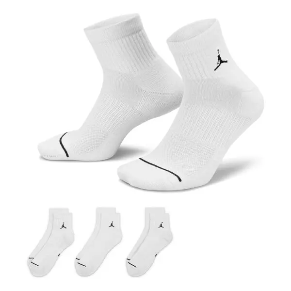 JORDAN Air Everyday Ankle Socks Pack Of 3 - Default Colorway