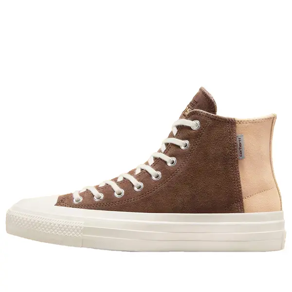 CONVERSE X Carhartt Wip Chuck Taylor All Star High Top Sneakers - White/brown/tan