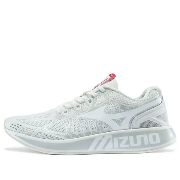 Mizuno Piloteer White Athletic Sneakers - White/grey
