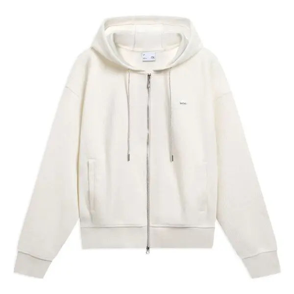 LI-NING Basic Logo Zip-up Hooded Jacket