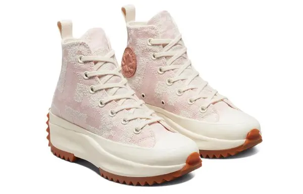 CONVERSE Run Star Hike Platform High Top Sneakers - Pink/blue