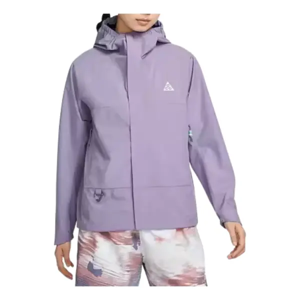 Nike X Cascade Rains Storm-fit Windproof Water Repellent Lightweight Packable Jacket - Purple