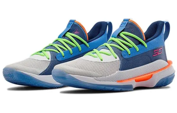 Under Armour Curry 'super Soaker' Athletic Sneakers - Blue