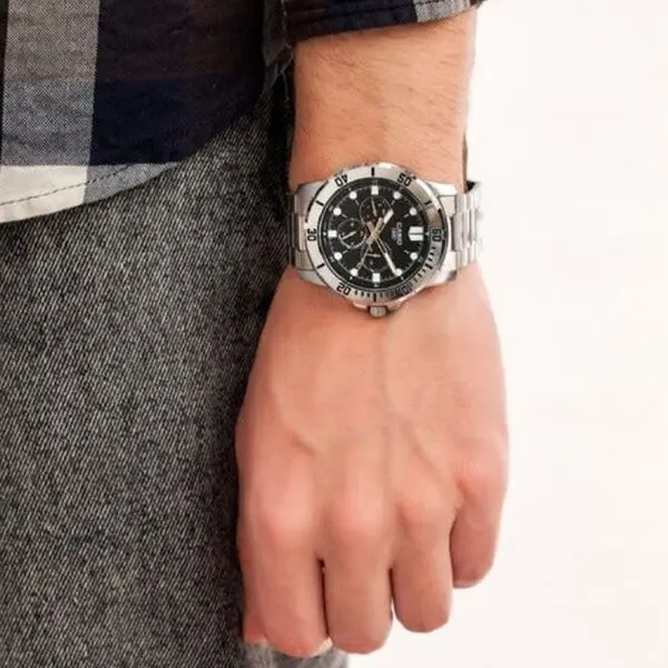 Casio Stainless Steel Quartz Analog Watch