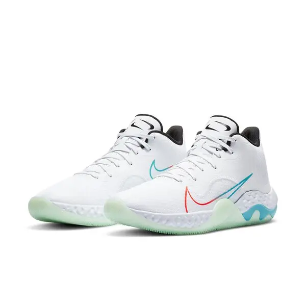 Nike Renew Elevate Basketball Sneakers - White/black/flash Crimson