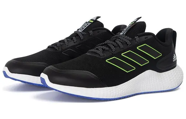 Adidas Edge Gameday Guard Low Top Sneakers - Blackwhitegreen