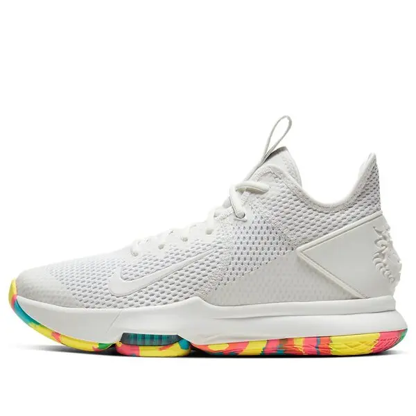 Nike Lebron Witness 4 Ep Athletic Sneakers - White