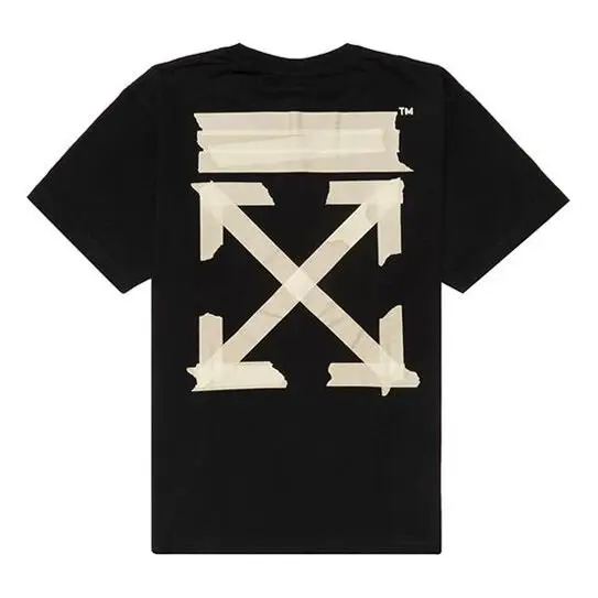 Off-White Bronzing Arrow Print T-shirt - Black
