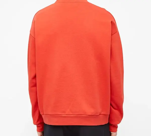 Gucci Large Logo Pure Cotton Round Neck Brick