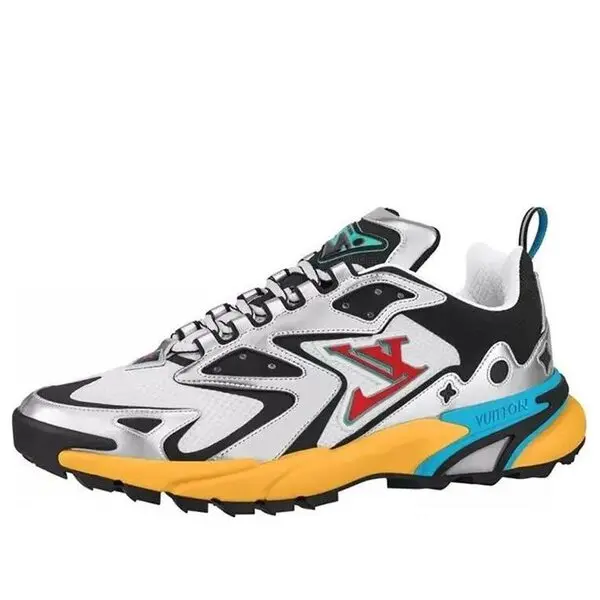 LOUIS VUITTON Runner Tatic Sneakers - White/silver/black