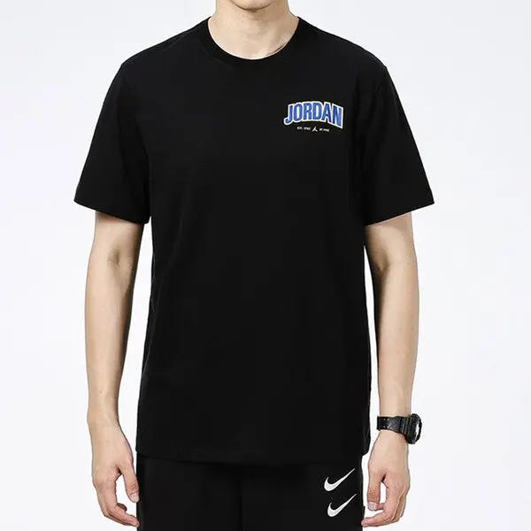 Nike As J Jmpmn Gfx Ss Crew - Black