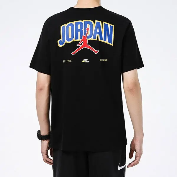 Nike As J Jmpmn Gfx Ss Crew - Black