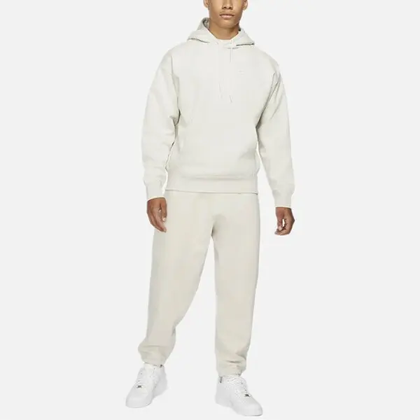 Nike Logo Embroidered Fleece Lined Hoodie