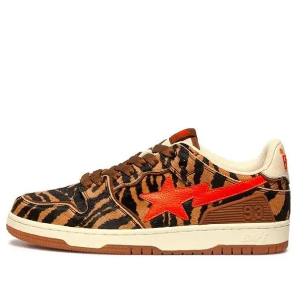 A BATHING APE Sk8 Sta Sneakers - Black/brown