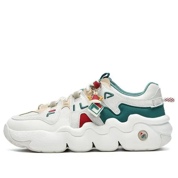 FILA Panini Sneakers - White/green/red