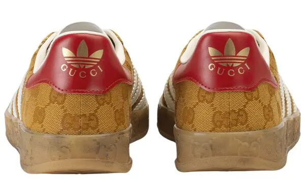 Adidas X Gucci Gazelle Gg Monogram Sneakers - Beige/brown